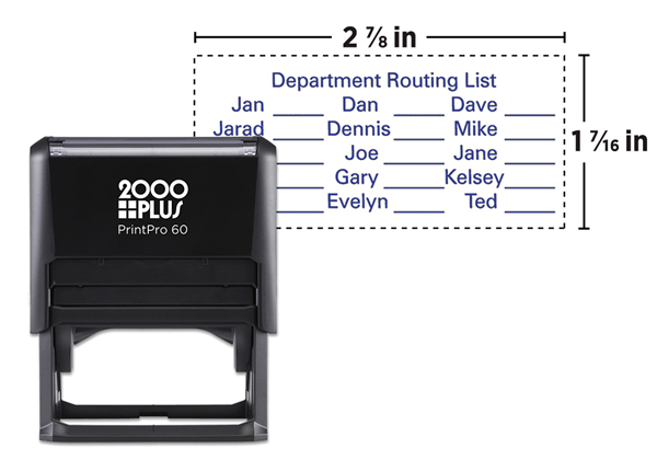 stampersDIRECT - 2000 Plus® PrintPro™ 60 Self-Inking Stamp