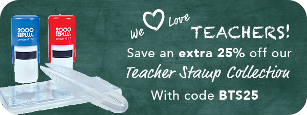 stampersDIRECT - Back-to-School Teacher Stamps – Customize & Save 25% ...
